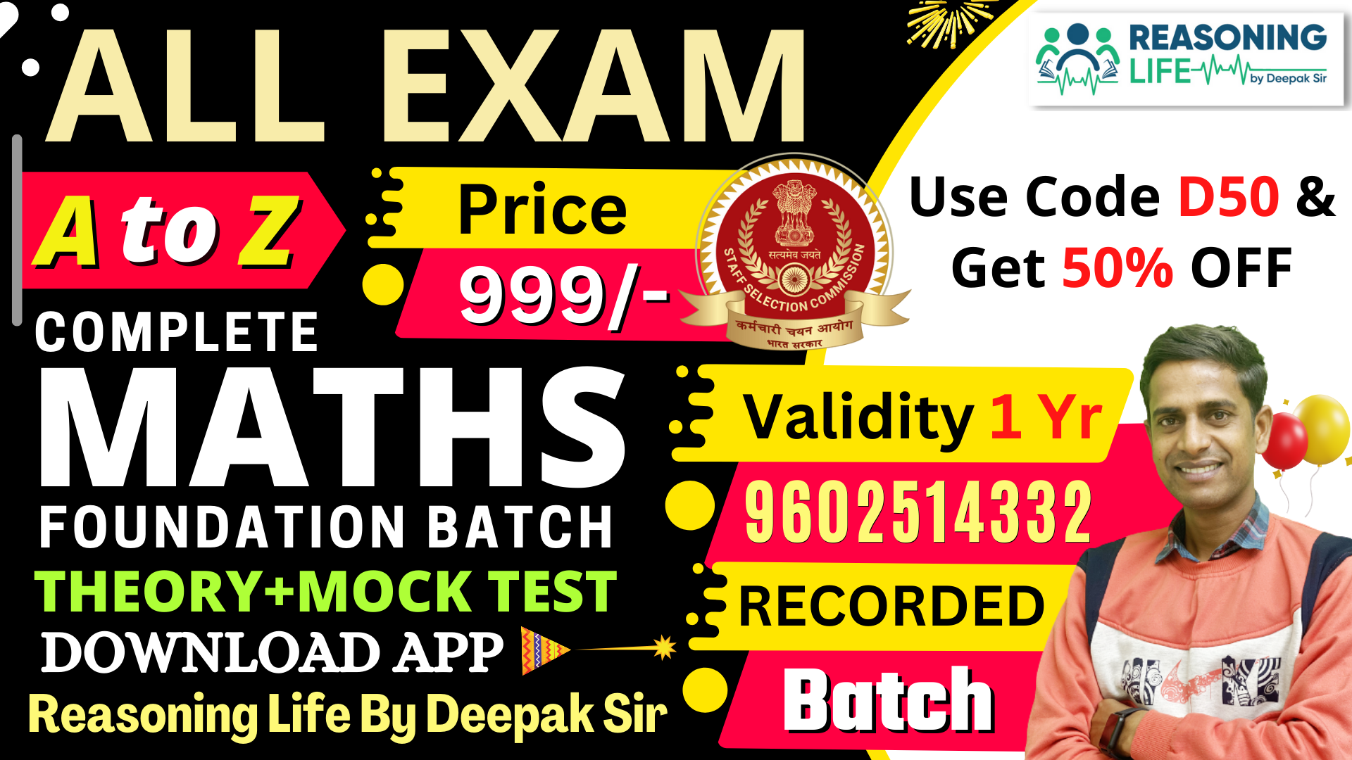 Reasoning Life by Deepak Sir
