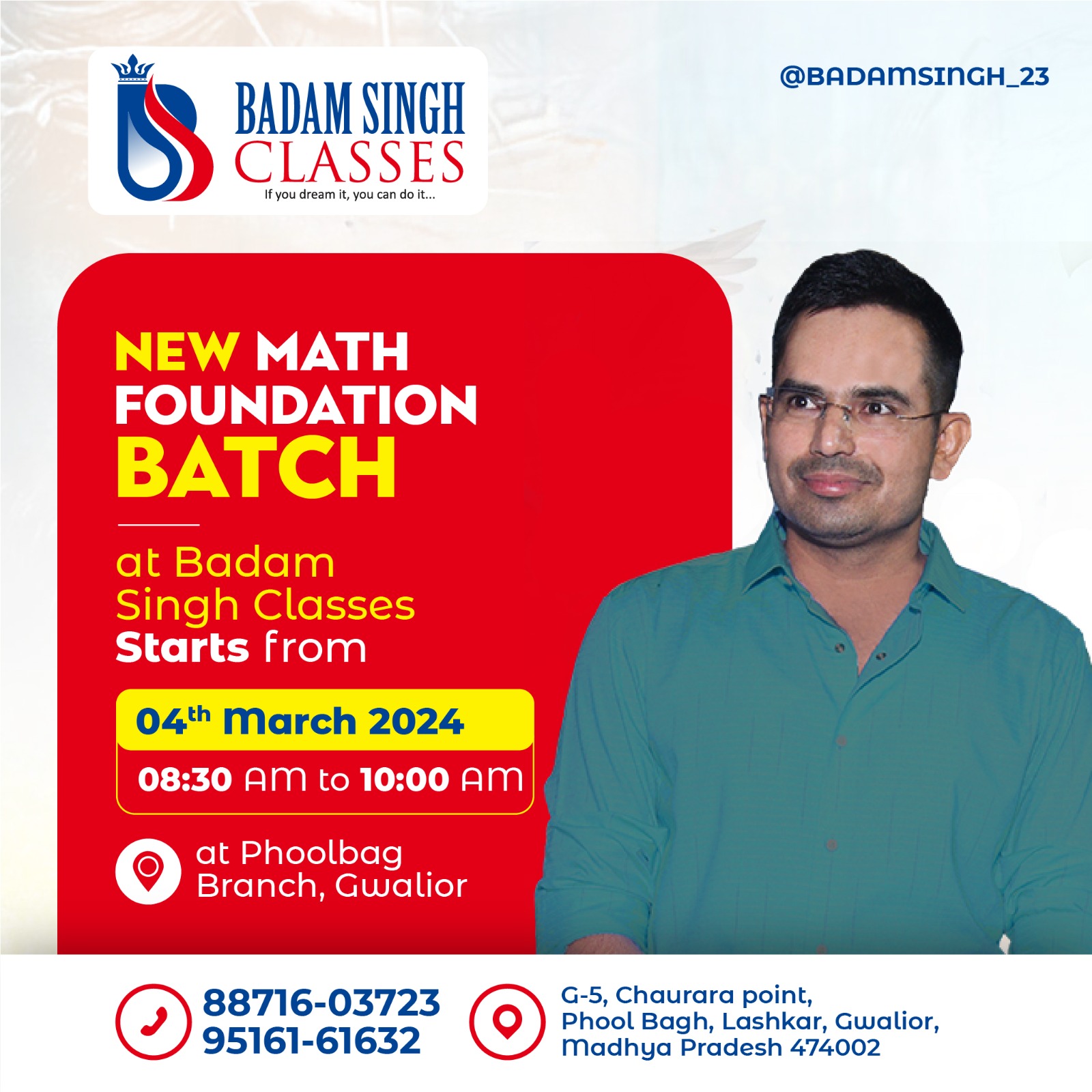 Badam Singh Classes